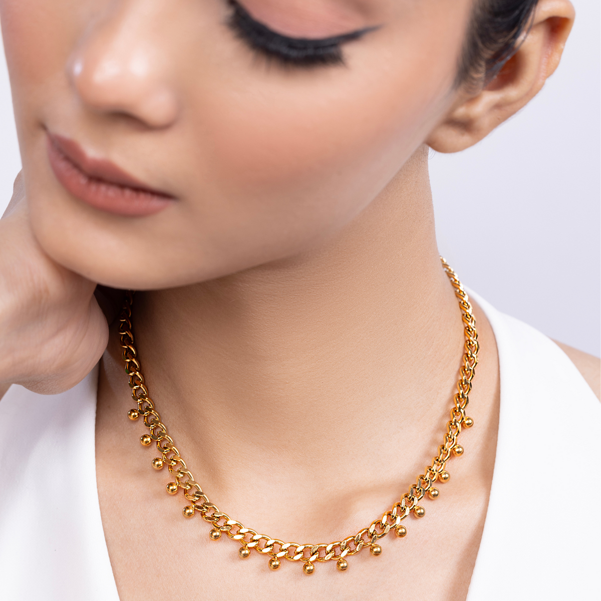 Cuban Bead Drop Necklace – Kaoribyshreya